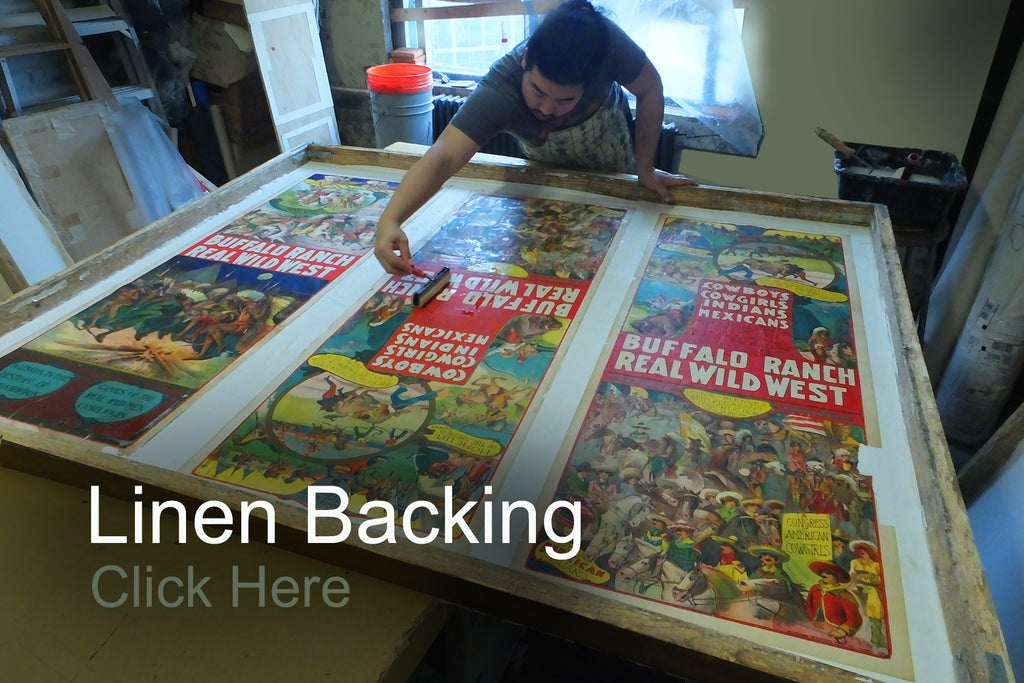 BUY Restoration & Linen Backing Services – Posterfix